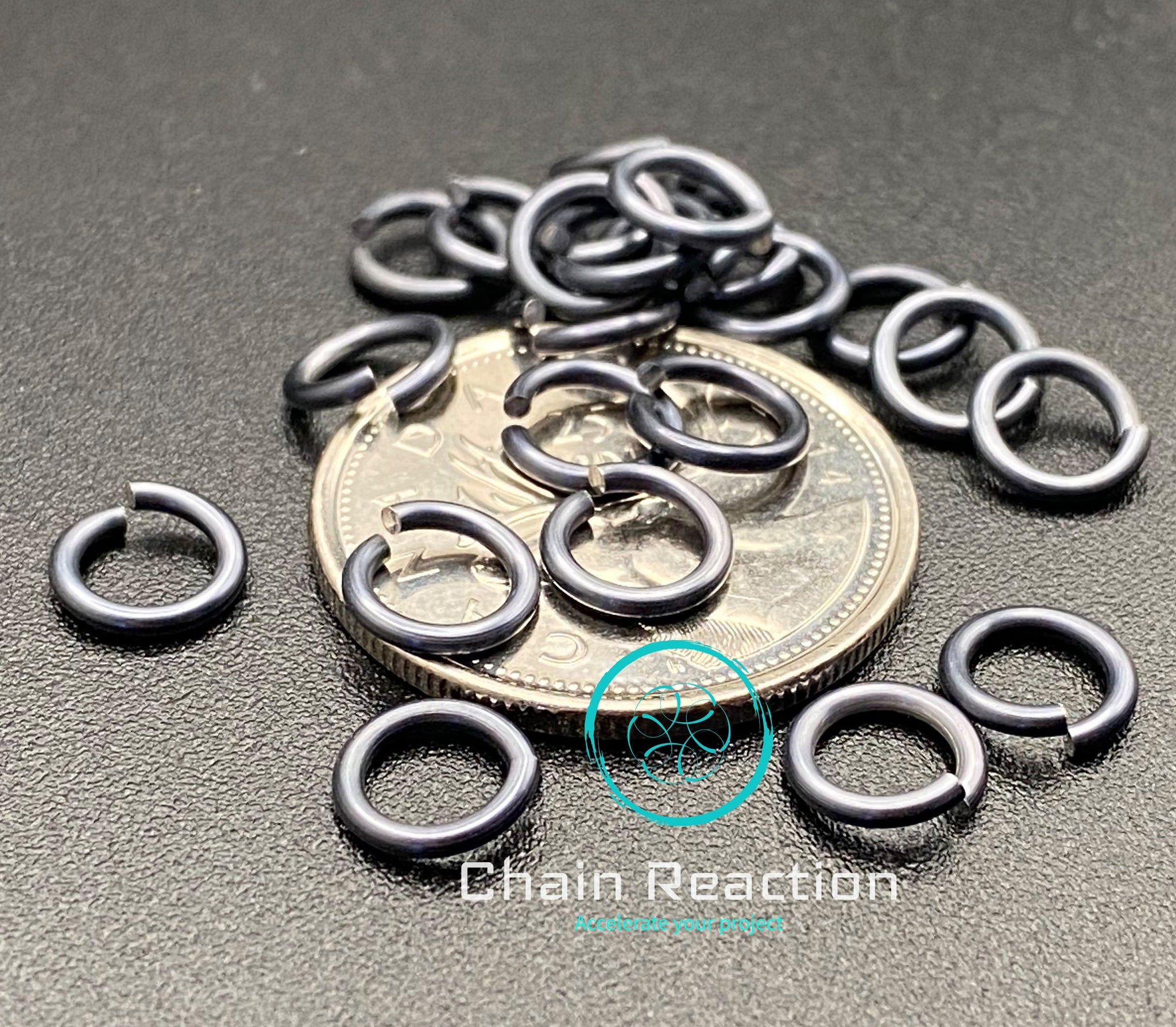 Anodized Aluminium - 18 SWG - 16 AWG - .048" - 1.2 mm - 3/16 ID – Chain ...