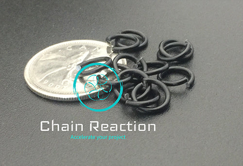 Anodized Aluminium - 18 SWG - 16 AWG - .048" - 1.2 mm - 7/32 ID – Chain ...